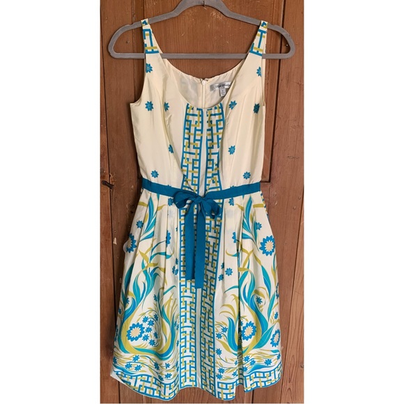 Beth Bowley | Dresses | Beth Bowley Sleeveless Aquagold Floral Print ...